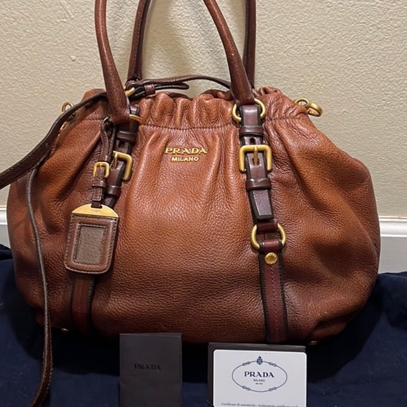 Prada | Bags | Authentic Prada Two Way Bag | Poshmark